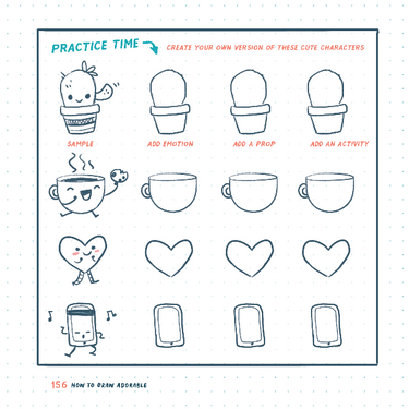 How to Draw Adorable: Joyful Lessons for Creating Cute Art – Carlianne ...